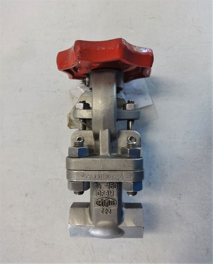 ALOYCO 1/2" NPT 150# CF3M GATE VALVE, PART# 110S
