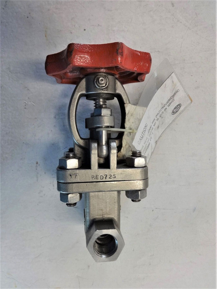 ALOYCO 1/2" NPT 150# CF3M GATE VALVE, PART# 110S