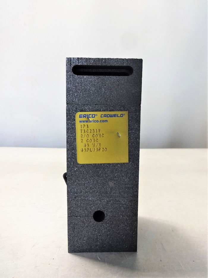 LOT OF (2) ERICO CADWELD HORIZONTAL TEE CONNECTION MOLD TAC2G1V