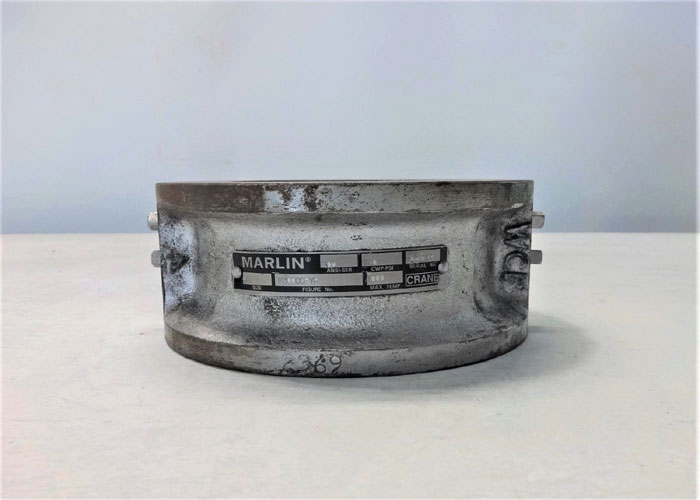 CRANE MARLIN 4" 300#WCB DOUBLE DISC WAFER CHECK VALVE, FIG# M300CCPYR