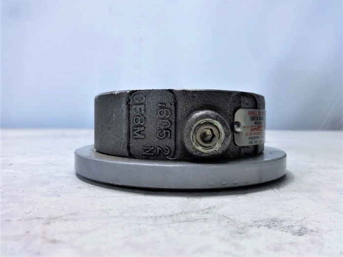 DANIEL CHEXTER 2" 6000# PIVOT DISC CHECK VALVE, CF8M BODY, SS DISC, CAT ...
