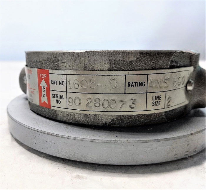 DANIEL CHEXTER 2" 6000# PIVOT DISC CHECK VALVE, CF8M BODY, SS DISC, CAT ...