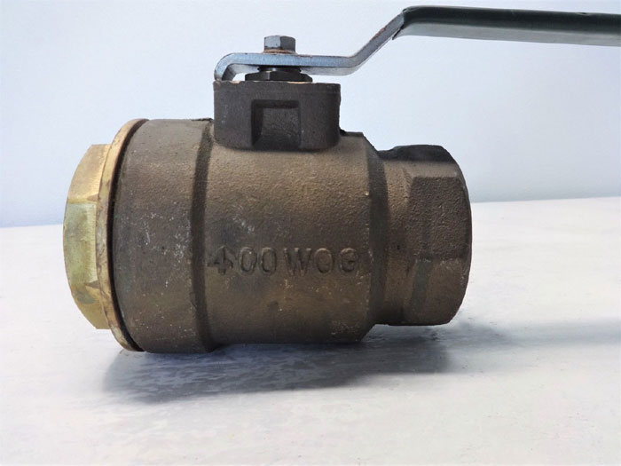 WATTS 2-1/2" NPT BRONZE BALL VALVE, 400 WOG