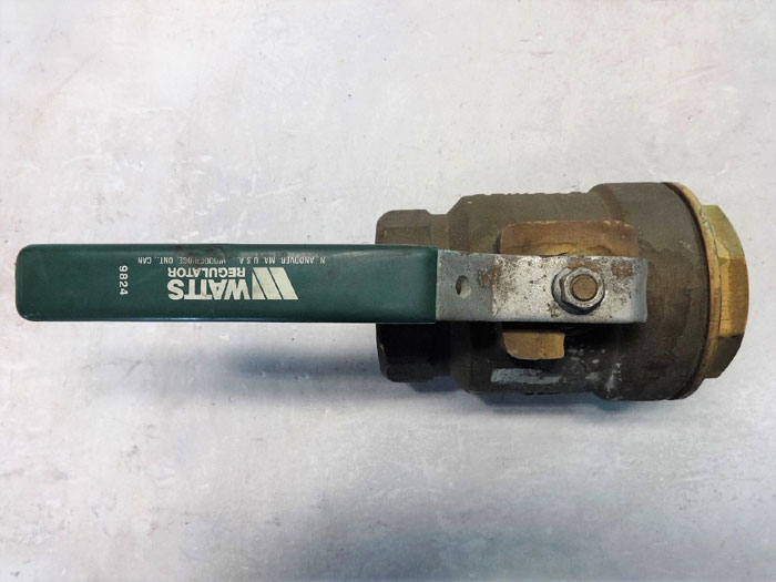 WATTS 2-1/2" NPT BRONZE BALL VALVE, 400 WOG