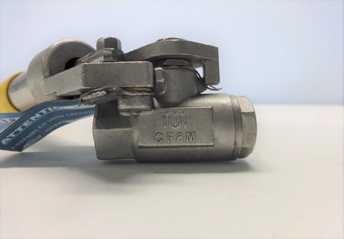 MILWAUKEE 1/4" NPT AUTOMATIC CLOSING BALL - BALL VALVE, CF8M, 2000 WOG