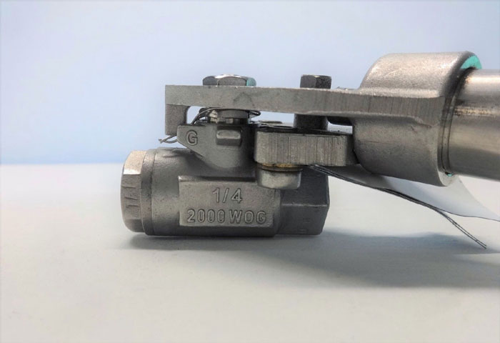 MILWAUKEE 1/4" NPT AUTOMATIC CLOSING BALL - BALL VALVE, CF8M, 2000 WOG