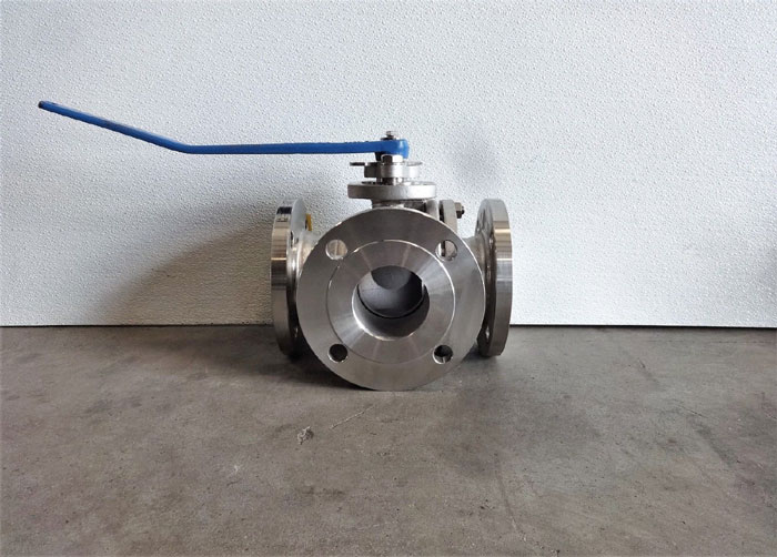 Pentair Ktm 3 150 Cf8m 3 Way Flanged Ball Valve Nb3132l 32et 15l 3 0