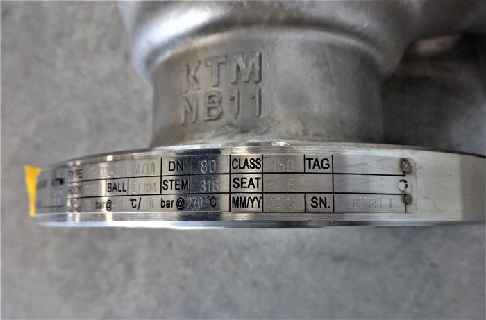 Pentair Ktm 3 150 Cf8m 3 Way Flanged Ball Valve Nb3132l 32et 15l 3 0