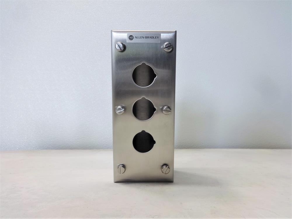Allen Bradley 3-Hole Push Button Enclosure, 800R-3HZ4
