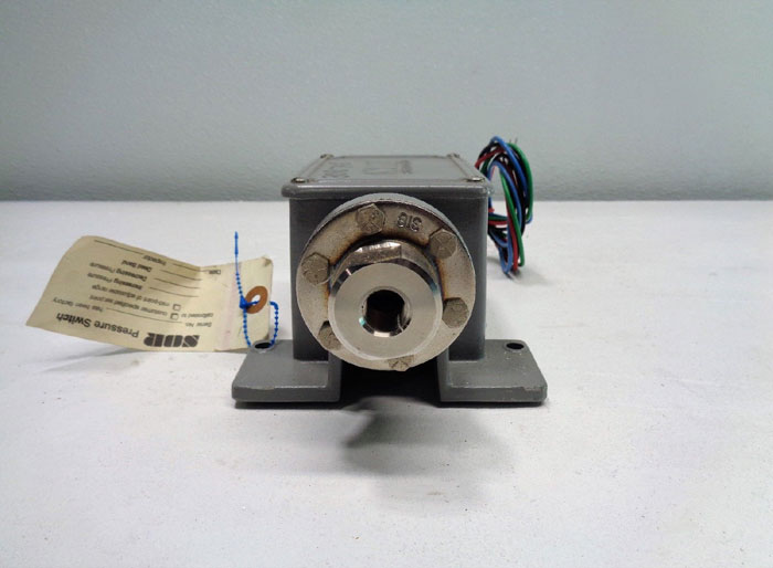 SOR Static-O-Ring Pressure Switch, 3 to 50 PSI, 4BA-KB5-M2-C1A-TT