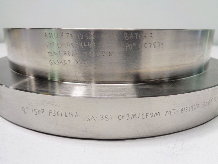 Cyclops 8" 150# Sight Glass Flange, CF3M/CF8M