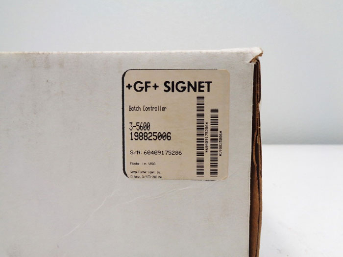 GF 3-5600 Batch Controller Signet Monitor 198825006