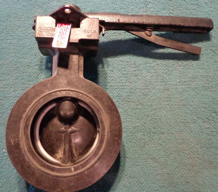 DRESSER NIL COR WAFER BUTTERFLY VALVE 4"
