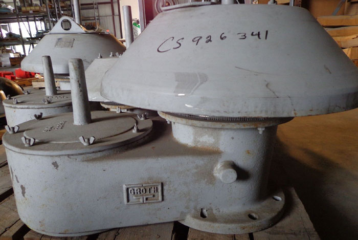 GROTH VACUUM PRESSURE RELIEF VALVE 8" - 1200A-08-555-T0Z