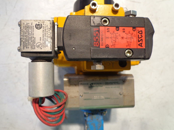 EBRO ARMATUREN 2" 150# WAFER BUTTERFLY VALVE T211 w/ EMERSON FIELD Q ...