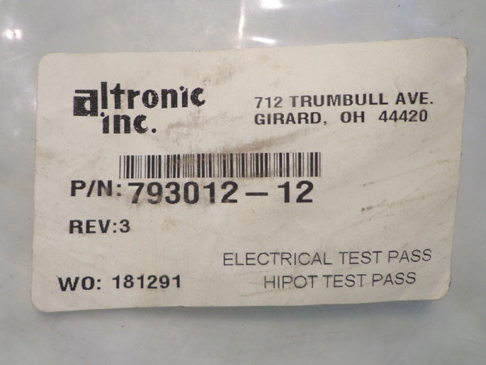 LOT OF (6) ALTRONIC IGNITION HARNESS CABLE