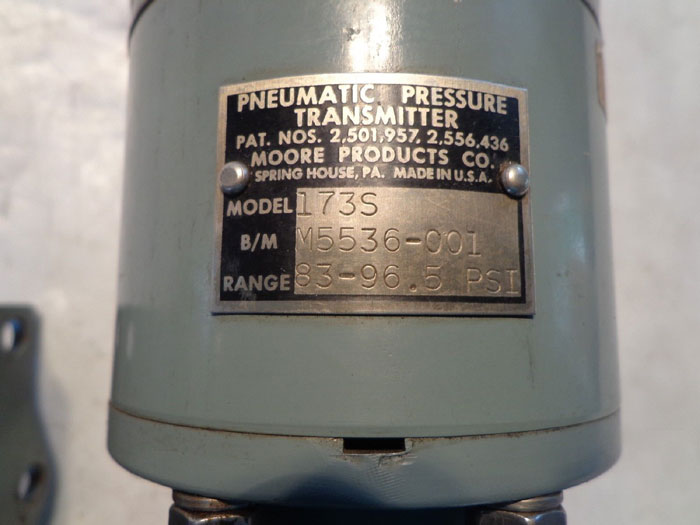 MOORE PNEUMATIC PRESSURE TRANSMITTER - 173S