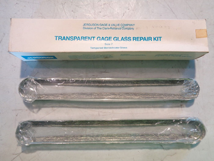 LOT OF JERGUSON TRANSPARENT GAGE GLASS REPAIR KIT