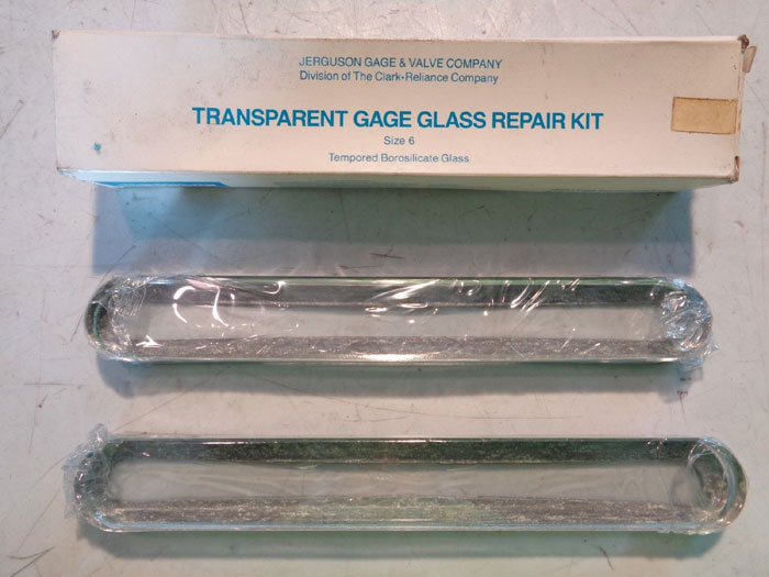 LOT OF JERGUSON TRANSPARENT GAGE GLASS REPAIR KIT