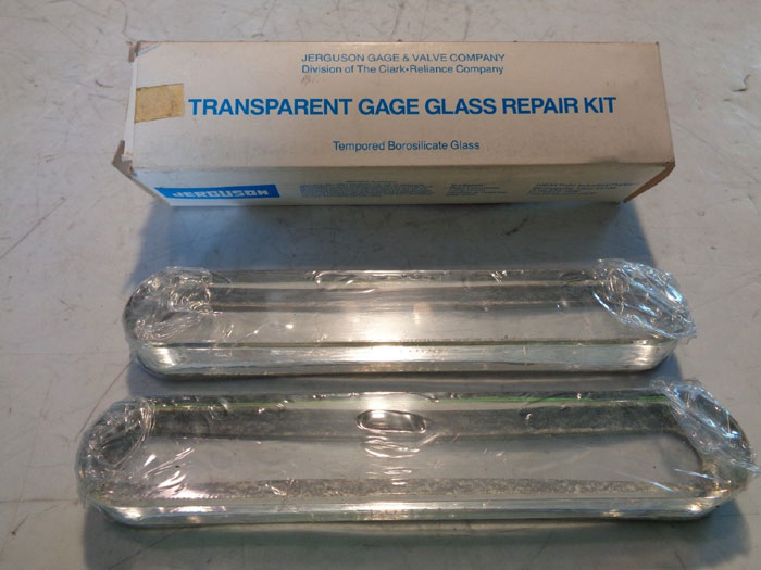 LOT OF JERGUSON TRANSPARENT GAGE GLASS REPAIR KIT