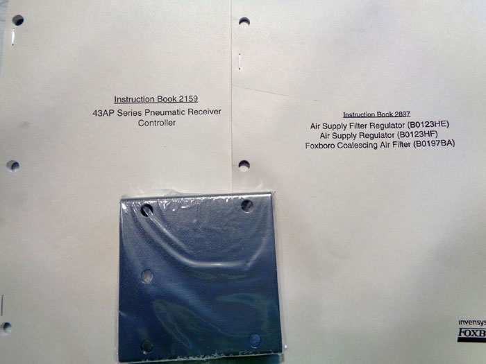 FOXBORO 43AP SERIES PNEUMATIC CONTROLLER 43AP-FA42C/PC-00