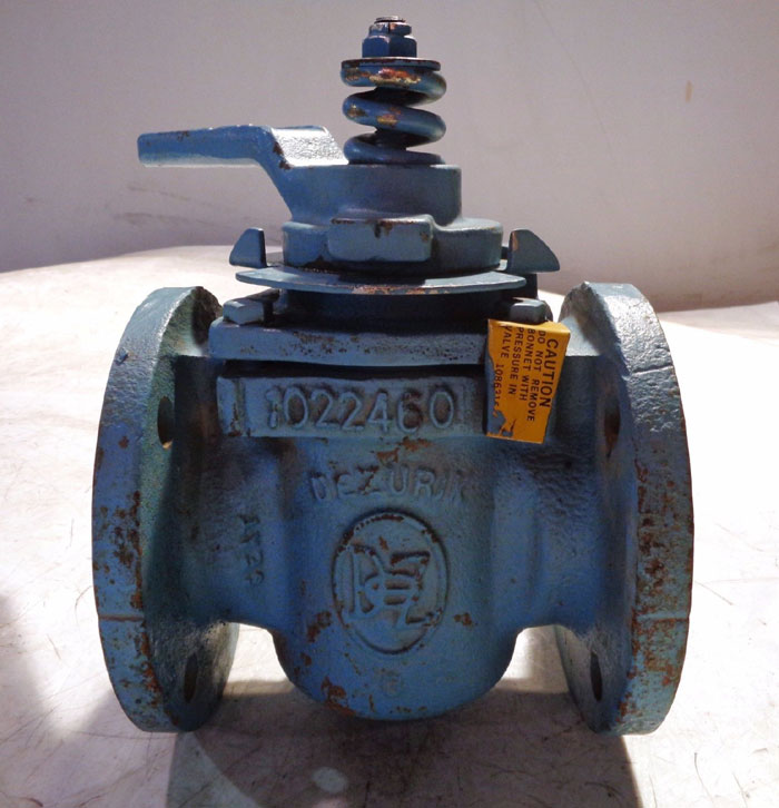 DEZURIK 3" FLANGED PLUG VALVE FIGURE 128F