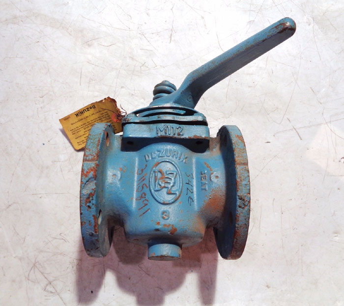 DEZURIK 3" FLANGED PLUG VALVE FIGURE 128F