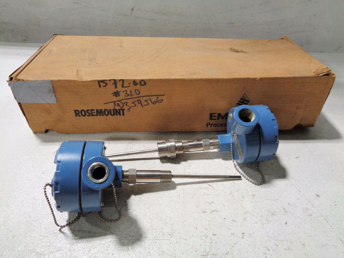 ROSEMOUNT TEMPERATURE SENSOR SERIES 68 & 78 W/ THERMOCOUPLE - LOT OF (2)