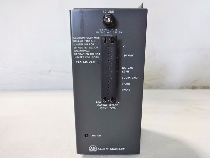 ALLEN-BRADLEY AUXILIARY POWER SUPPLY 1771-P2