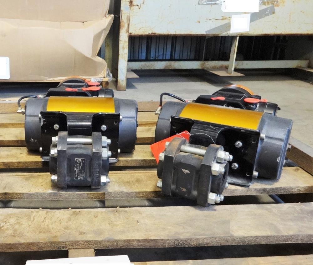 FLOWSERVE WORCESTER CONTROLS 1" ACTUATED BALL VALVE 259 39 SN R6 W ...