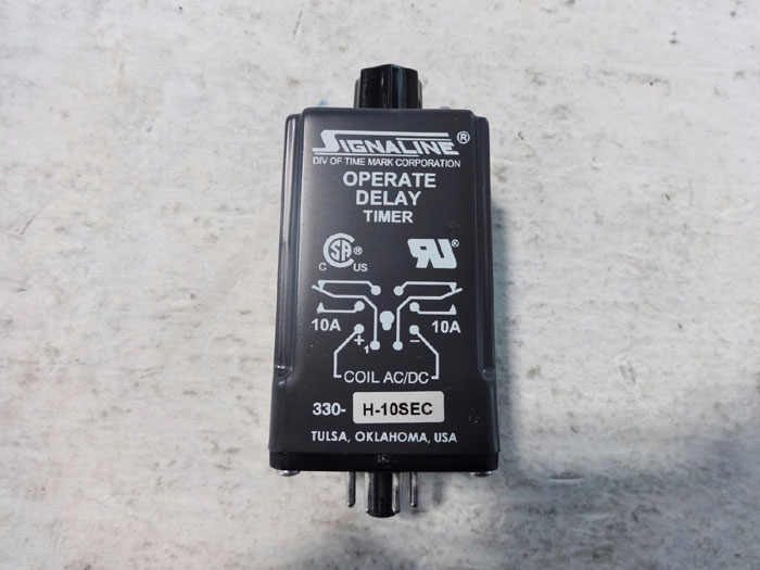LOT OF (2) SIGNALINE OPERATE DELAY TIMER 330-H-10SEC