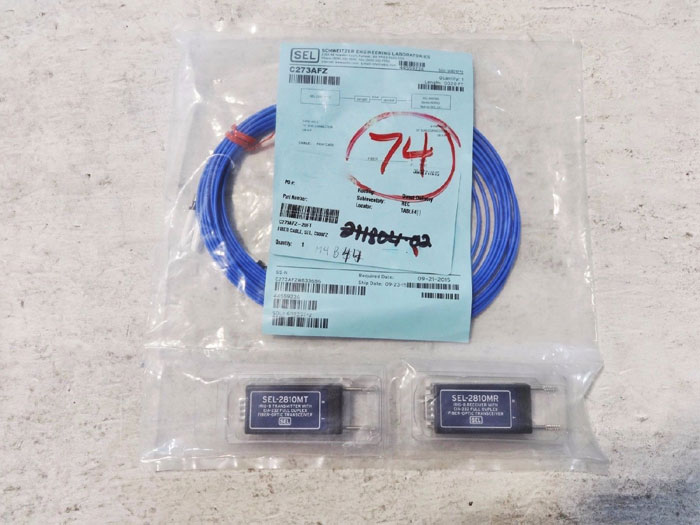 LOT OF (15) SEL CORNING BLACKBOX FIBER OPTIC, D-SUB & COAXIAL CABLES