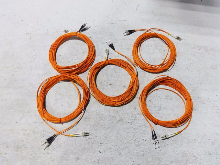 LOT OF (27) BERK-TEK SEL FIBER OPTIC CABLES C808Z, C807Z, F2CLCLCMM ...