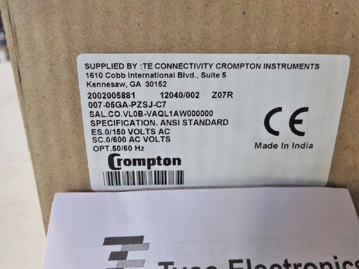 CROMPTON ANALOG AMMETER 007-05FA-LSUE-C7 OR AC VOLT METER 007-05GA-PZSJ-C7