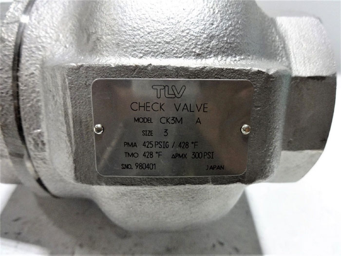 TLV 3" CHECK VALVE CK3M A