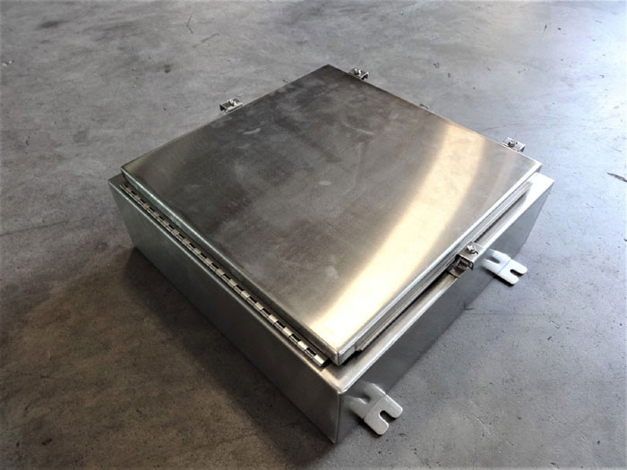 HUBBELL WIEGMANN 20x20x6 INDUSTRIAL STEEL CONTROL PANEL ENCLOSURE ...