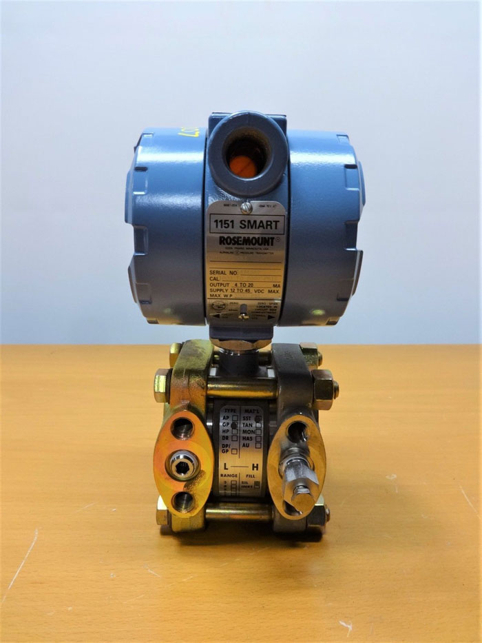 ROSEMOUNT ALPHALINE SMART PRESSURE TRANSMITTER 1151GP9S22B3
