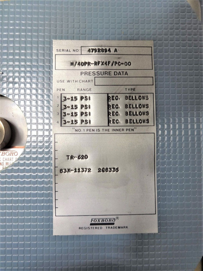 Foxboro Digital Circular Chart Recorder