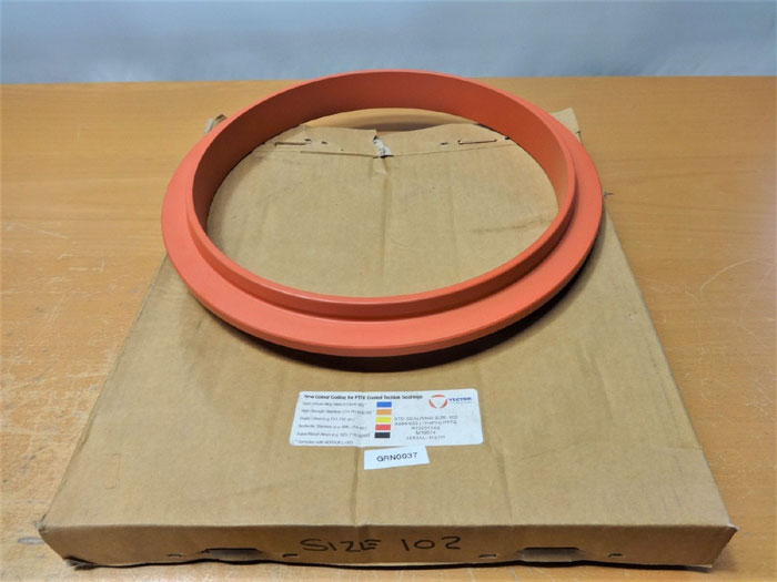 VECTOR TECHLOK STANDARD SEAL RING SIZE 102 PTFE COATED STAINLESS STEEL ...