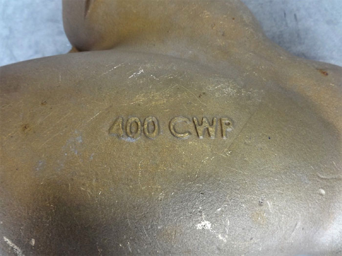 APOLLO 4" NPT BRONZE Y-STRAINER / WYE-STRAINER 400 CWP