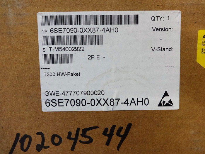 SIEMENS SIMOVERT T300 HW PACKET W/ SE300 MODULE 6SE7090-0XX87-4AH0