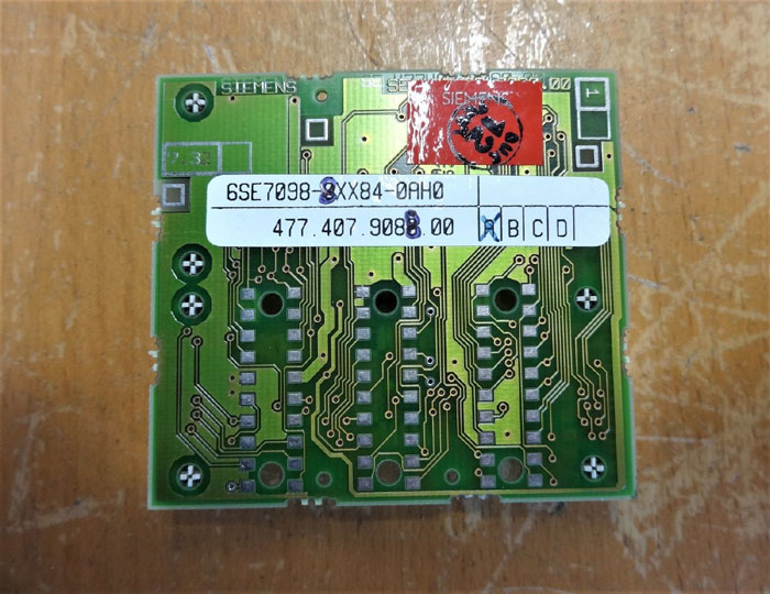 SIEMENS MS380 MEMORY MODULE FOR T300 - MODEL# 6SE7098-8XX84-0AH0