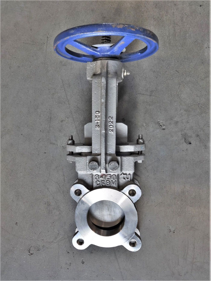 FNW PULP VALVE / TY VALVE 3" 150# CF8M KNIFE GATE VALVE