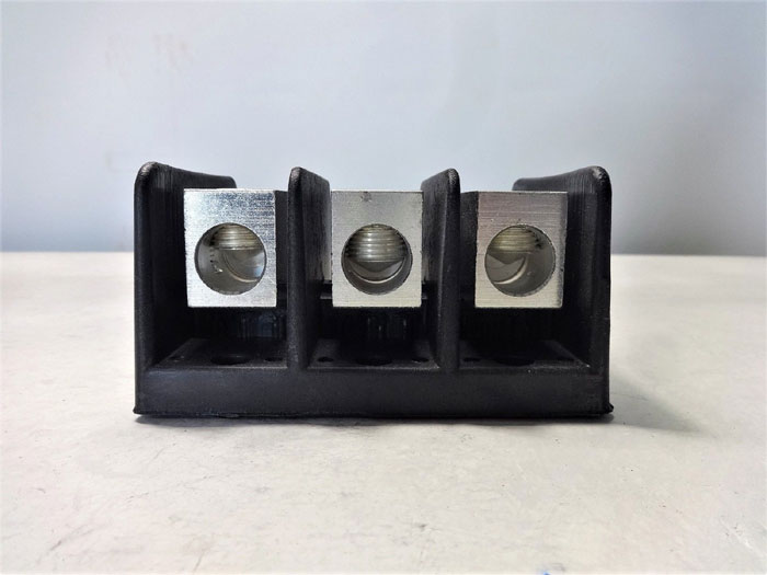 LOT OF (2) ILSCO PDB-11-350-3 POWER DISTRIBUTION BLOCKS, 310A, 3-POLE, 600V