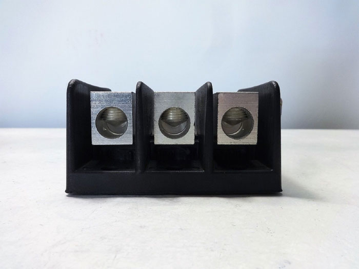 LOT OF (2) ILSCO PDB-11-350-3 POWER DISTRIBUTION BLOCKS, 310A, 3-POLE, 600V