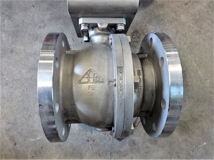 BAC 4" 150# ACTUATED FULL PORT BALL VALVE, CF8M, AIRTORQUE PT550 ...