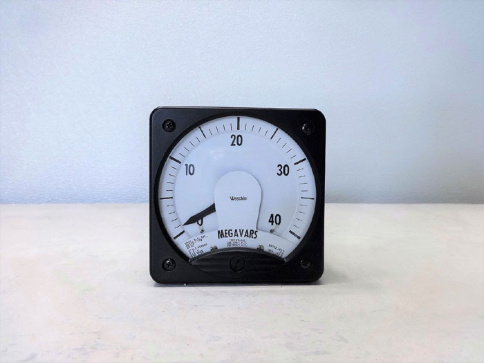 Weschler Megavars Varmeter Type KV-241, 0-40 Megavars Range