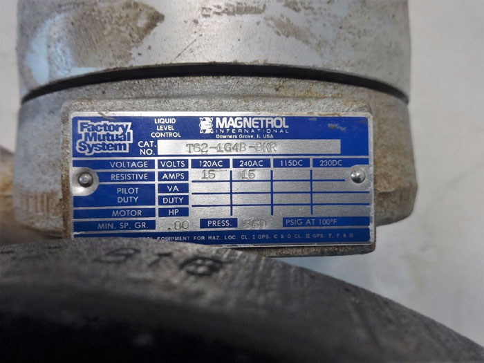 Magnetrol Liquid Level Control - Cat #T62-1G4B-BKR