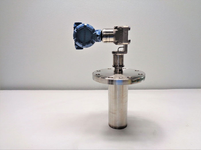Rosemount Pressure Transmitter, 4" 150# Flange & Tube Body ...