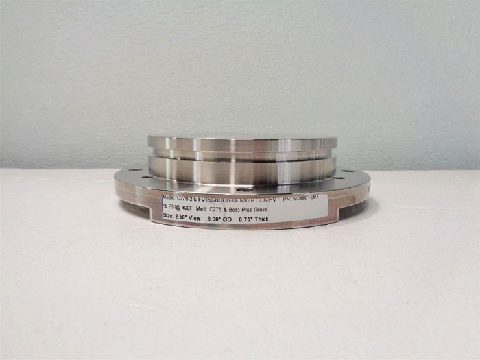 JM Canty 6" FuseView Flat Gasket Sight Glass Flange C276-2-FV150